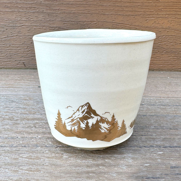 Gold Ceramic Decal, Overglaze decal - Gold Mountain - Sanbao Studio