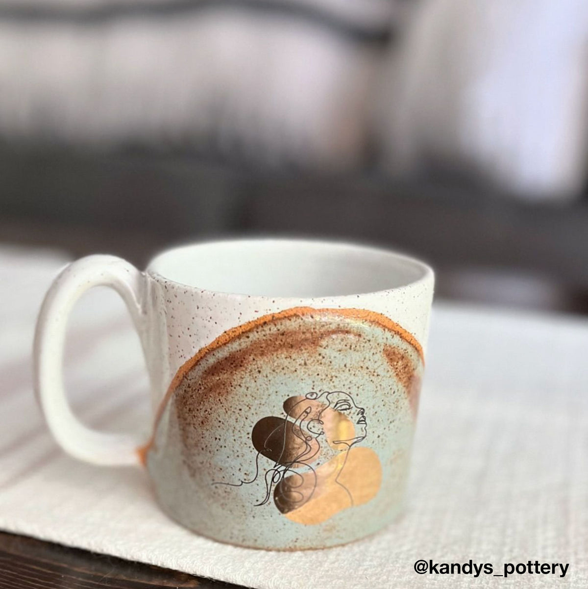 Gold Ceramic Decal, Overglaze decal - Line Women - Sanbao Studio