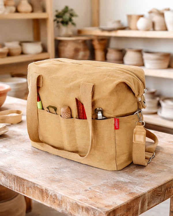 Pottery Tool Bag - Sand Dune - Sanbao Studio