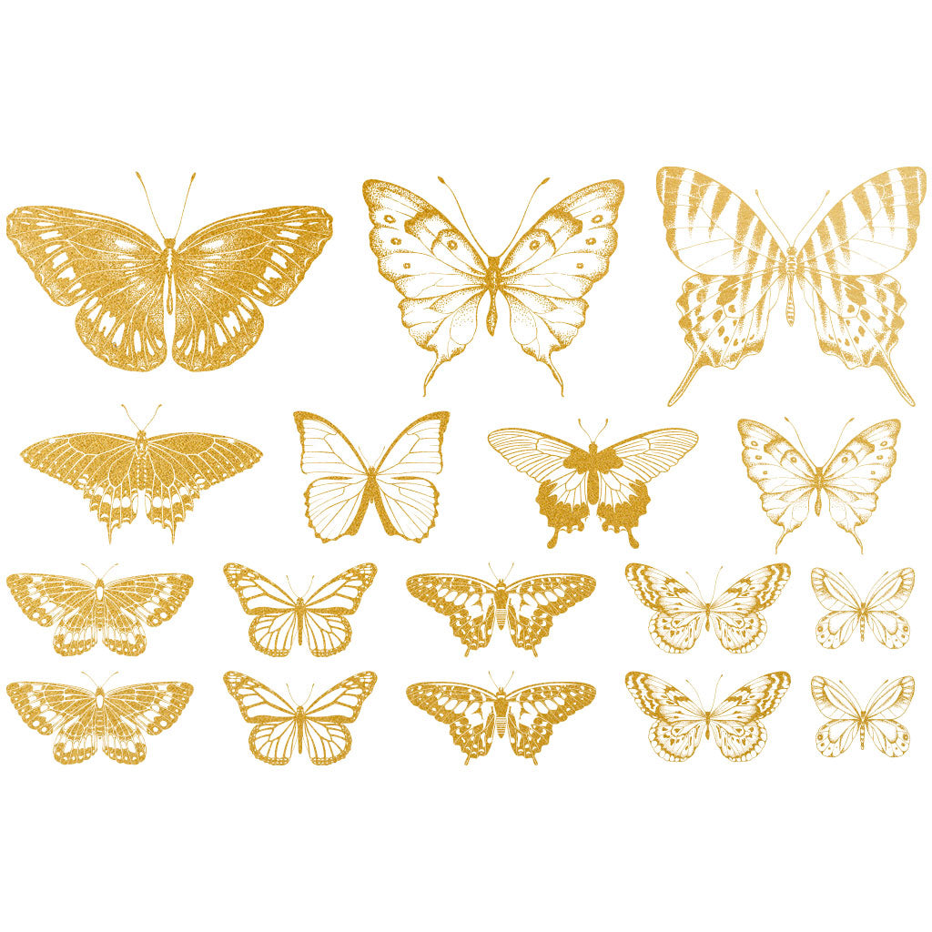 Gold - Butterfly 02 - Sanbao Studio